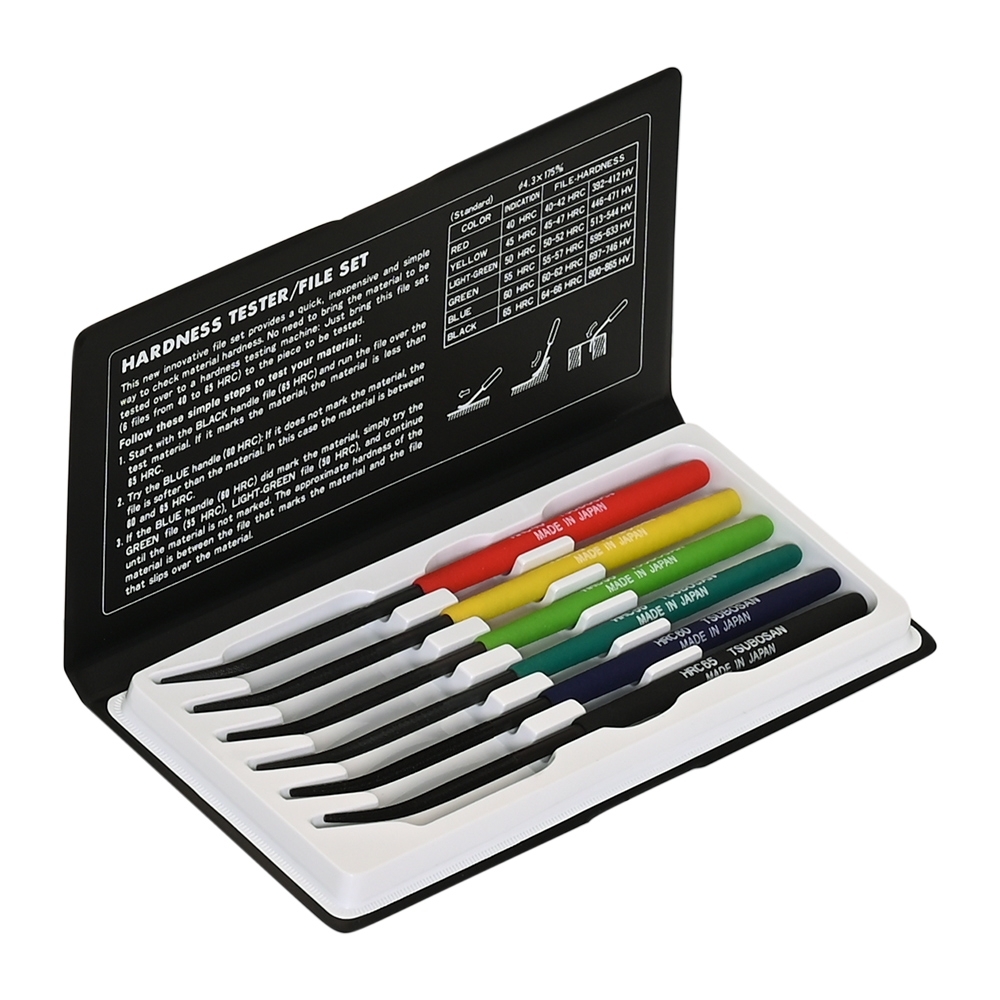 Jogo de Limas para Testar Dureza HCR 6 Peças TSUBOSAN | Celmar